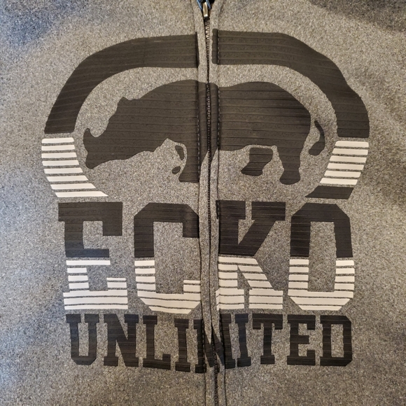 Ecko Unlimited | Sweaters | Ecko Unltd Hoodie Sweatshirt Gray Marled ...
